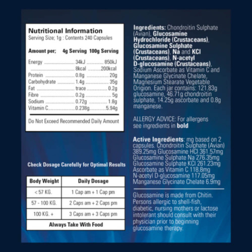 GLC2000 - Supliment Refacere și Susținere Articulații 240 caps