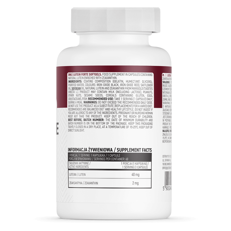 Luteina OstroVit Lutein FORTE 60 capsule
