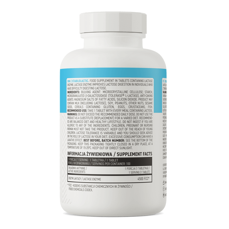 Lactază OstroVit Stabilolactic 100 tabs