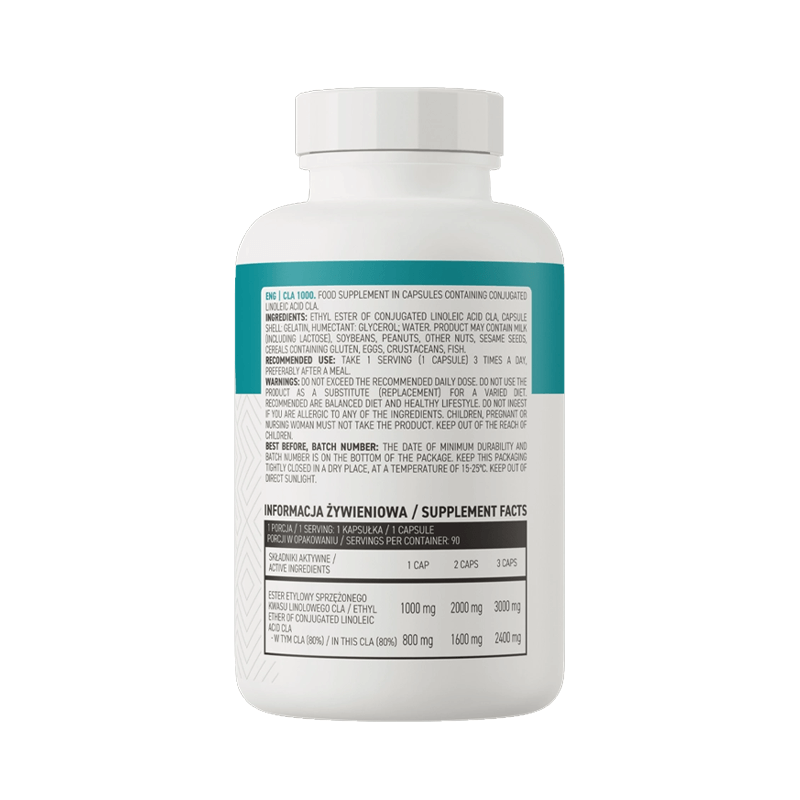 Acid Linoleic Conjugat OstroVit CLA 1000 - 90 capsule