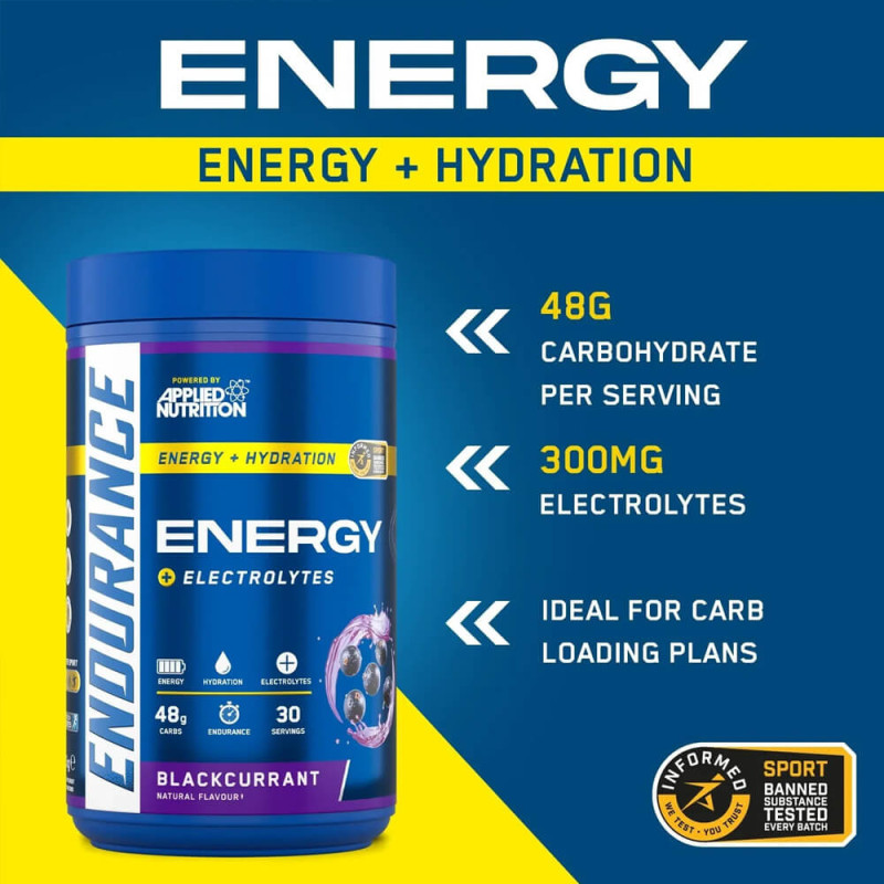 Applied Nutrition Endurance Velocity Fuel Energy Powder 1.5kg