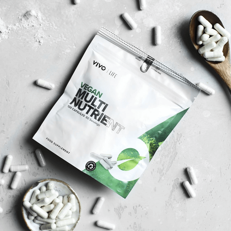 Complex Vitamine și Minerale Vivo VEGAN Multinutrient 120 capsule